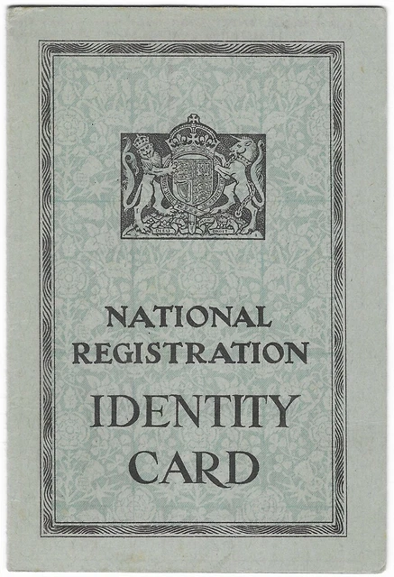 NATIONAL REGISTRATION IDENTITY Card Edgware London NW9 Church Drive ...