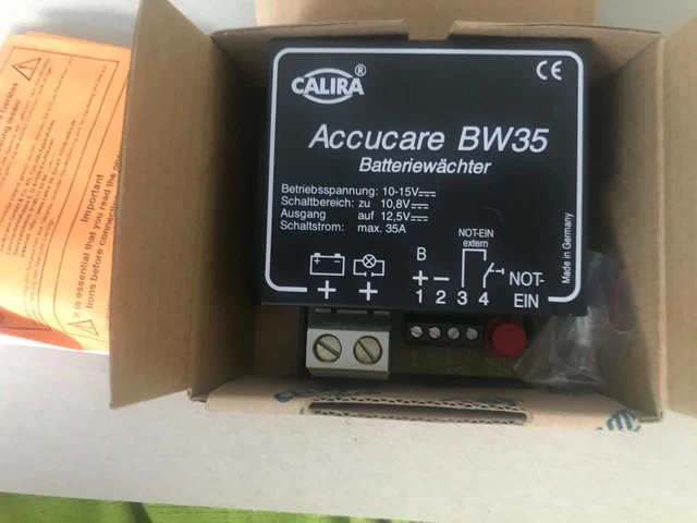 CALIRA AKKUMAT BW 35 Batteriewächter Accucare EUR 22,50 - PicClick DE