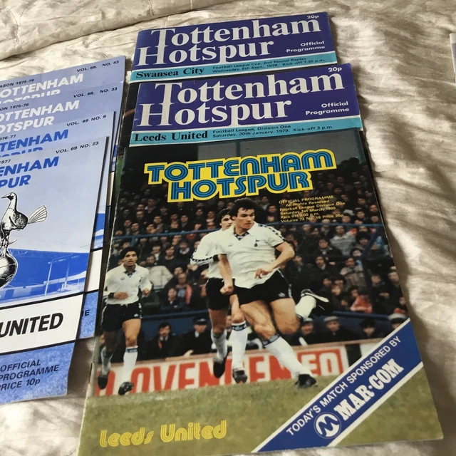 FOOTBALL MEMORABILIA TOTTENHAM Hotspur (Spurs) 1976-1984 Plus ...