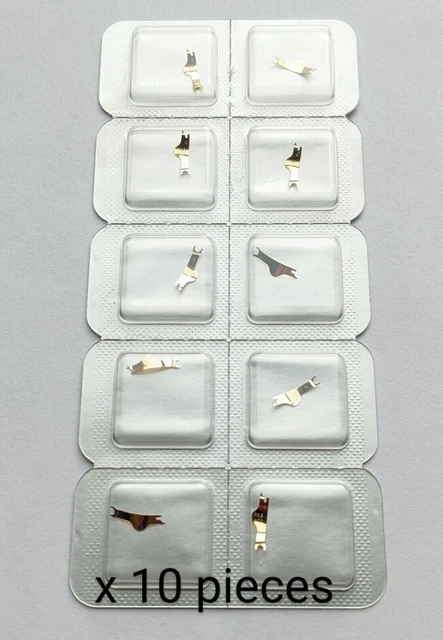 ETA 978.002 QUARTZ Watch Battery Clamp Swiss made x 10 pieces sealed ...