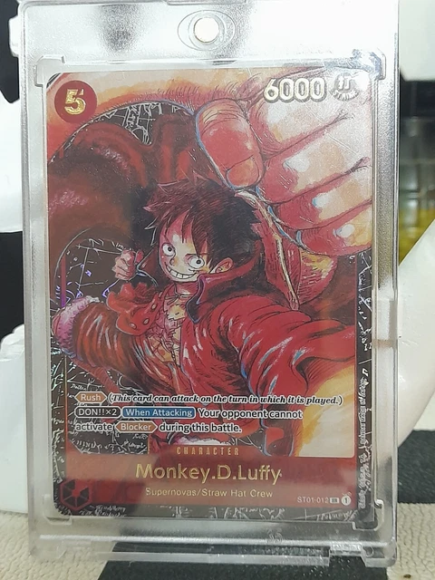 ONE PIECE TCG Monkey D. Luffy ENG Alternate Art ST01-012 SR EUR 15,90 - PicClick FR