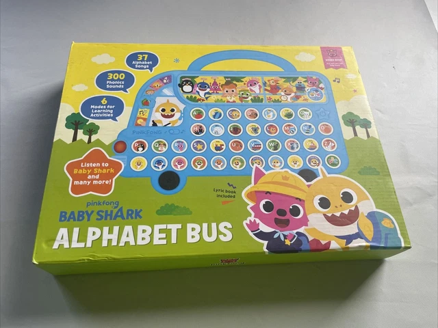 PINKFONG BABY SHARK Alphabet ABC Bus English Song Korea Toy Sound ...