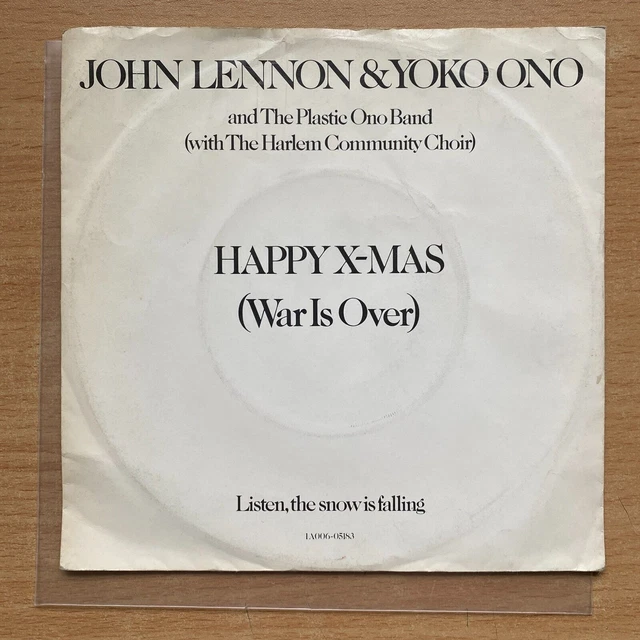 7& VINYL - John Lennon & Yoko Ono - Happy X-MAS (War Is Over) £6.76 - PicClick UK