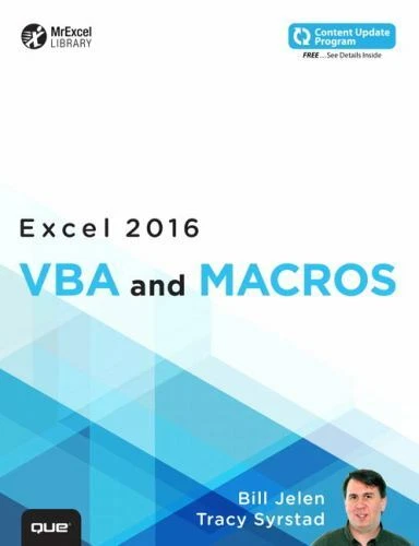 EXCEL 2016 VBA and Macros by Jelen, Bill; Syrstad, Tracy $7.00 - PicClick