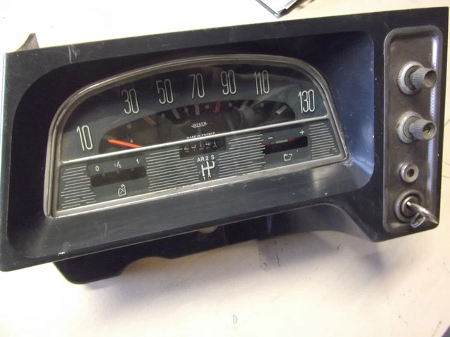 CITROEN 2CV DASHBOARD and speedometer for early car with switch and key ...