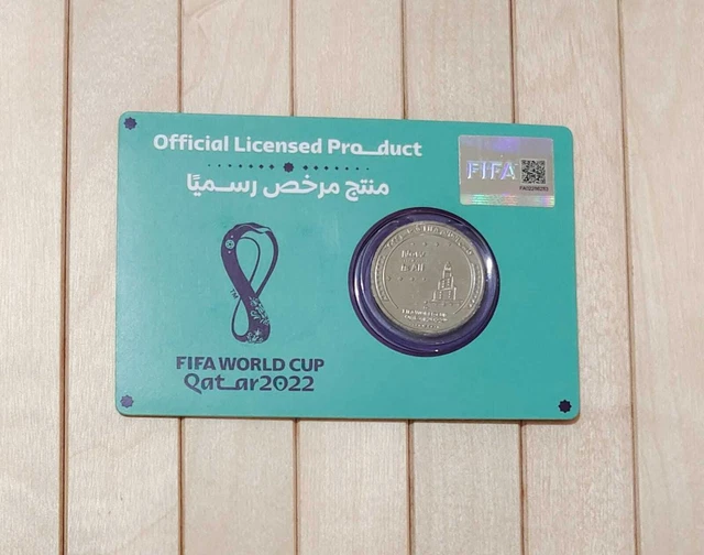 FIFA WORLD CUP Qatar 2022 Commemorative (Cu Ni) Coin ~ Coin 3 "Slogan" EUR 27,40 - PicClick FR