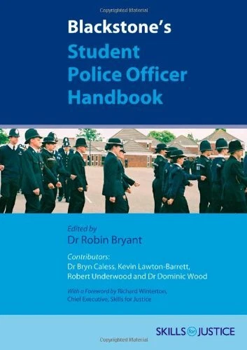 BLACKSTONE'S STUDENT POLICE Officer Handbook by Bryant, Robin Paperback ...