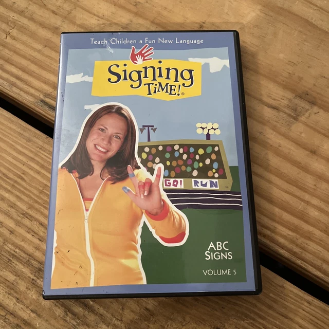 SIGNING TIME VOL. 5 - ABC Signs (DVD, 2004) $4.99 - PicClick
