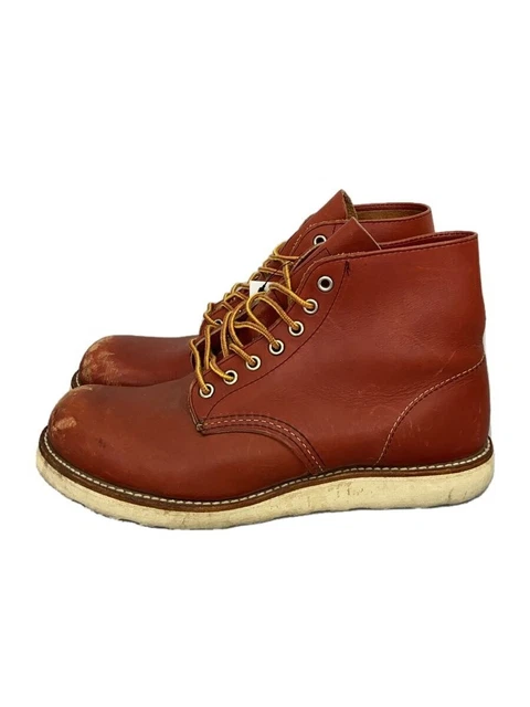 RED WING LACE-UP Boots/Uk8.5/Red/Leather/8166 3410 £319.32 - PicClick UK