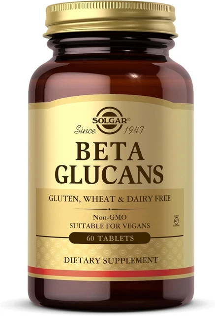 SOLGAR BETA 1,3 Glucans Tablets - Pack of 60 - Supports 60 count (Pack ...