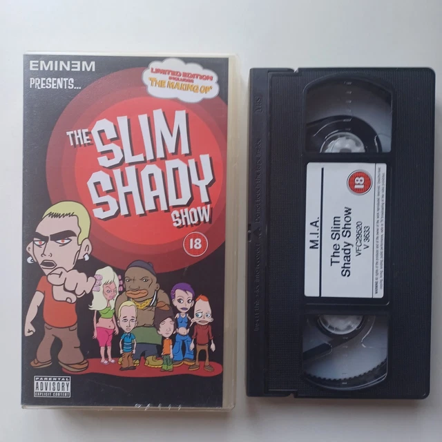THE SLIM SHADY Show VHS PAL 2001 Limited Edition Incudes The Making Of ...