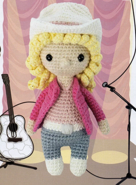 (3711) COTTON DK Crochet Pattern For Fab Dolly Parton Doll/Toy!! £1.20 ...