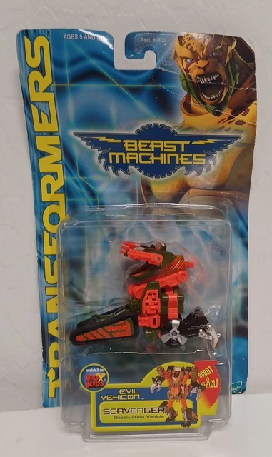 TRANSFORMERS BEAST MACHINES Vehicon Leader Megatron Dragon 1999 Hasbro ...