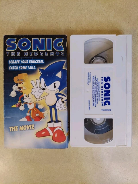 SONIC THE HEDGEHOG: The Movie (VHS, 1999) ADV Films Animated £67.76 ...