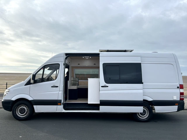 MERCEDES SPRINTER LWB Campervan Conversion Off Grid 61 plate VERY LOW ...