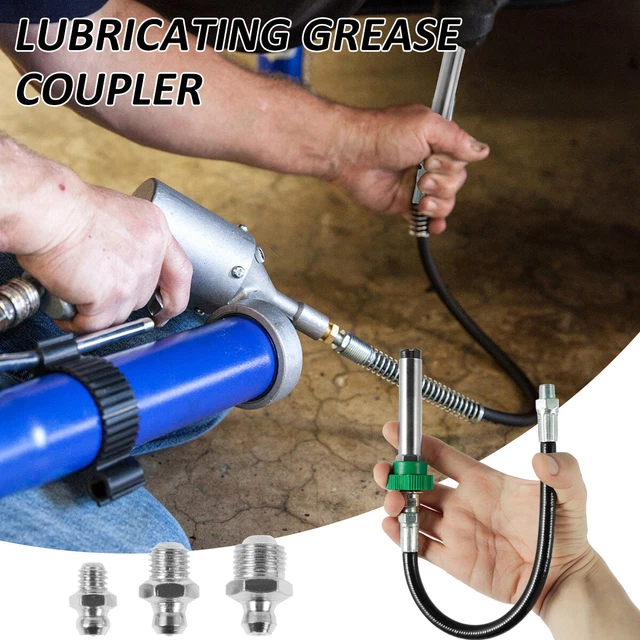 GREASE COUPLER TOOL High Pressure Grease Coupler with 3 Lock Clamp Type ...