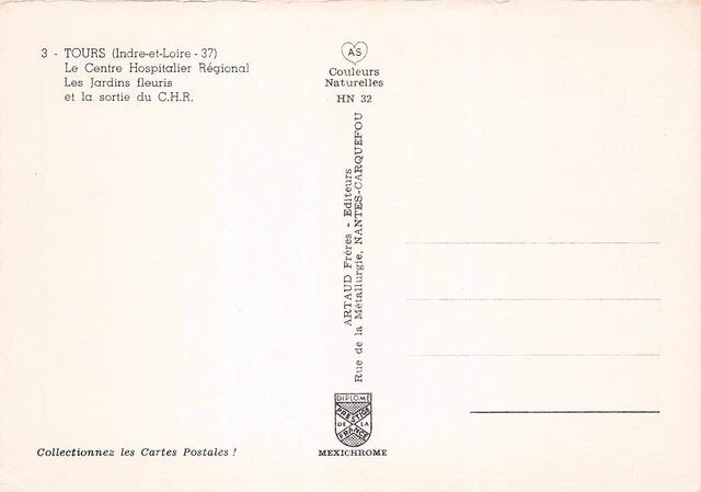 37 TOURS LE Centre Hospitalier Regional Les Jardins Fleuris Et La Sort ...