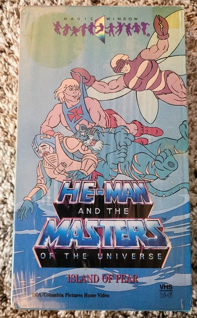 HE-MAN MASTERS OF the Universe VHS RCA Video Cassette Island of Fear ...