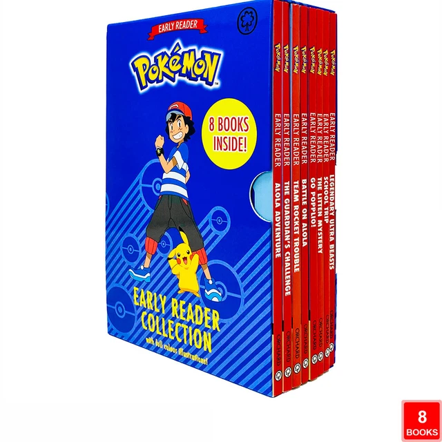OFFICIAL POKEMON EARLY Reader 8 Books Box Collection Set Alola ...