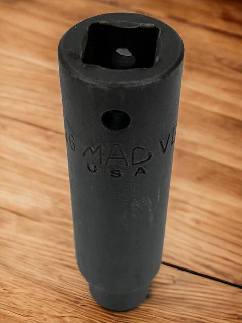 MAC TOOLS VDI146 1/2” Drive 7/16” 6-point Deep Impact Socket Vintage ...