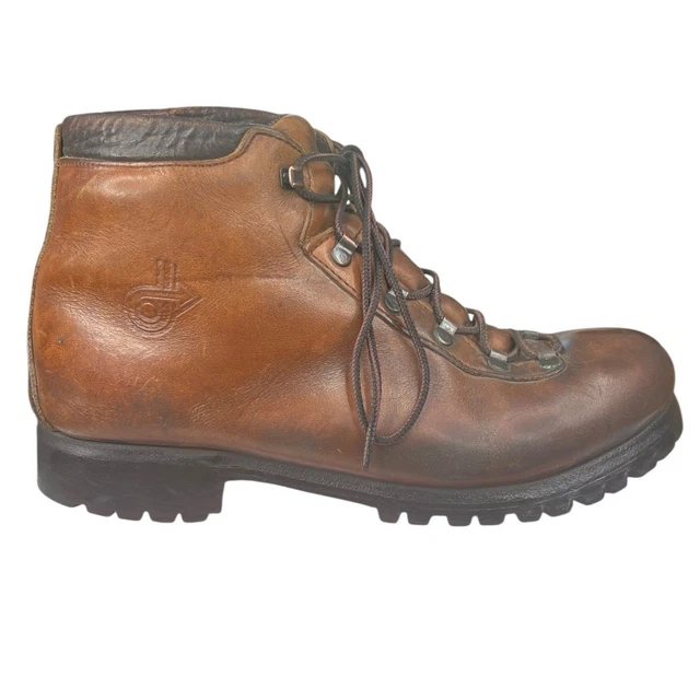 VINTAGE DEXTER MEN’S ROF Brown Leather Hiking Mountaineering Boots Size ...