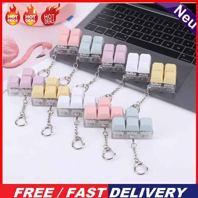 4 BUTTONS FINGER Fidget Keyboard Toys Portable ADHD Sensory Toys for ...