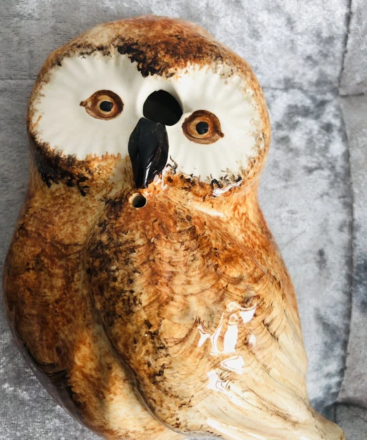 OWL STRING And Scissor Dispenser Babbacombe Bay Pottery Owl Wall ...