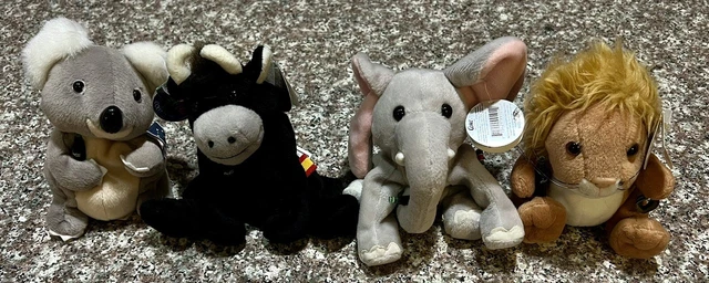 RETRO 1998 COCA-COLA International Collection Various Country Plushes ...