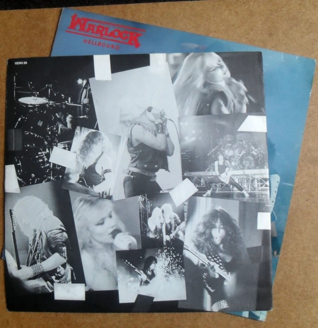 WARLOCK - HELLBOUND. 1985 Heavy Metal 12" L.p. Lyrics On Inner Sleeve ...