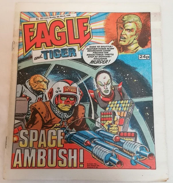COMIC - VINTAGE British Weekly Comic IPC Magazine Eagle & Tiger #207 8 ...