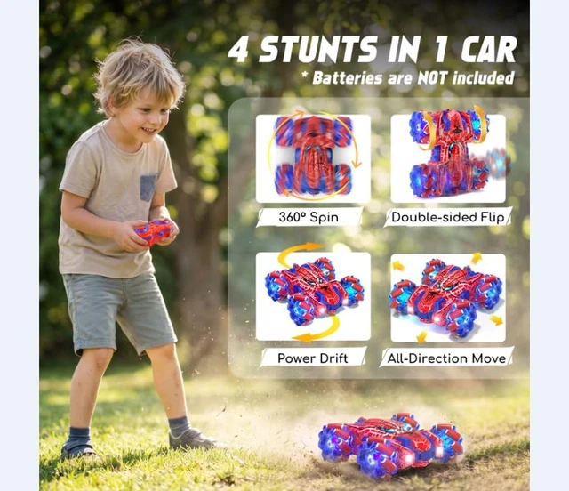 SPIDER GESTURE SENSING Remote Control Car, Double Sided RC Cars with ...
