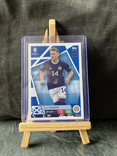 TOPPS MATCH ATTAX Uefa Euro 2024 Billy Gilmour Base Card #Sco 13 Mint £ ...