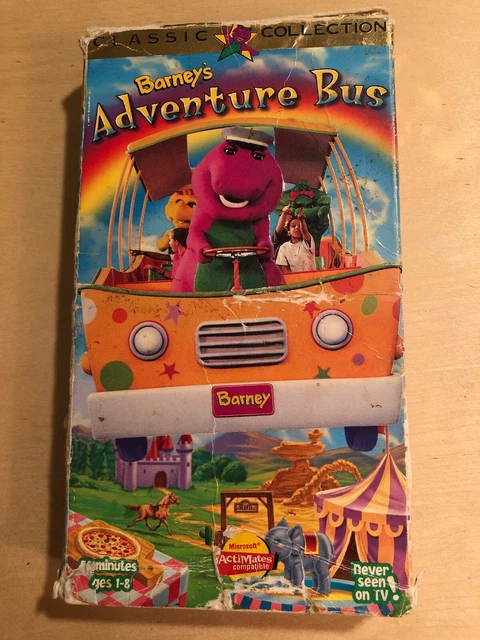 BARNEY - BARNEYS Adventure Bus VHS, 1997 EUR 8,62 - PicClick IT