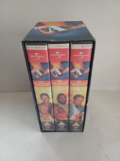 THE A-TEAM (BOX Set 1) (VHS, 2001) Contains 3 Vhs Tapes £8.50 - PicClick UK