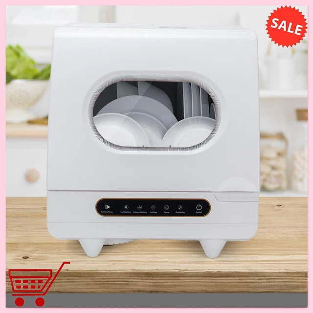 WHITE MINI TABLE Top Dishwasher Portable Countertop Dishwasher 5 ...