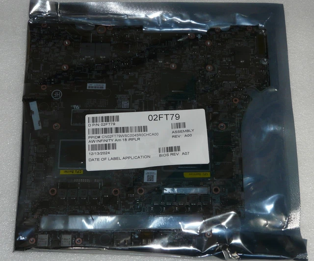 NEU ORIGINAL ALIENWARE M18 R1 Motherboard i9 14900HX 5.8GHz RTX 4080 ...