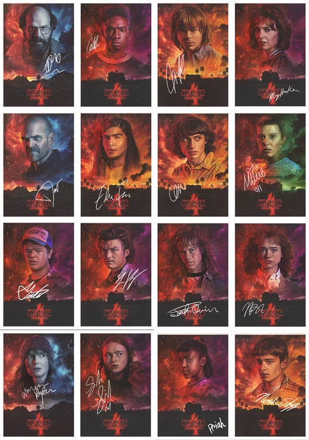 STRANGER THINGS FULL Cast Autographed Signed Posters A5 A4 EUR 6,93 ...
