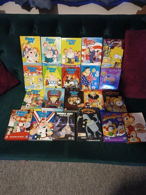 THE SIMPSONS/FAMILY GUY/ American Dad/Futurama/Disney DVD Box sets ...