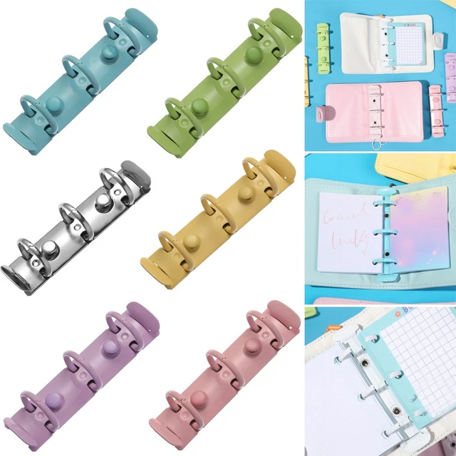 BINDER CLIP LOOSE-LEAF File Folder Notebook Binding Hoops Ring Binder ...