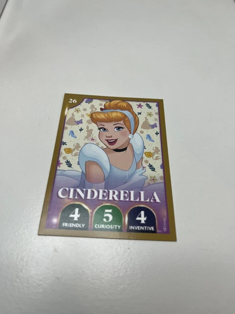 MORRISONS DISNEY CHRISTMAS Party 2025 Collectors Card No 26 Cinderella ...