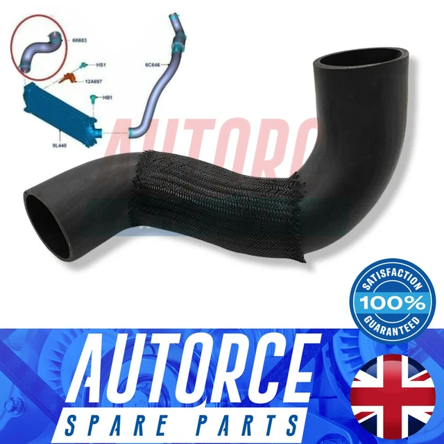 INTERCOOLER TURBO HOSE Pipe For Ford Transit Mk7 Tourneo Custom TDCI ...