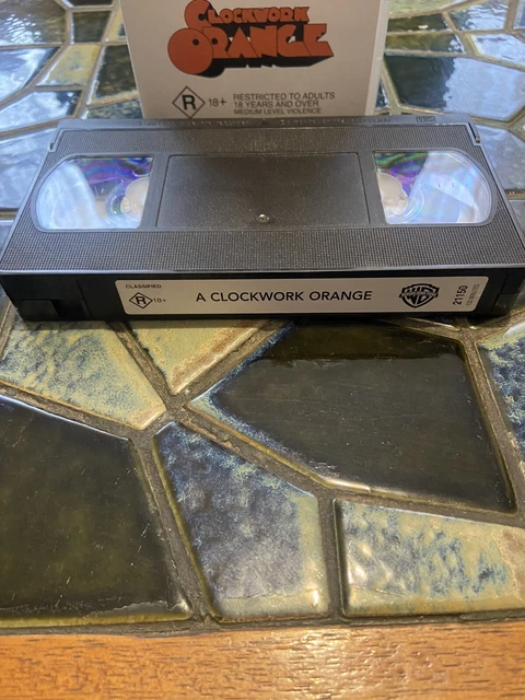 STANLEY KUBRICK’S CLOCKWORK ORANGE VHS Video Cassette Tape Digitally ...