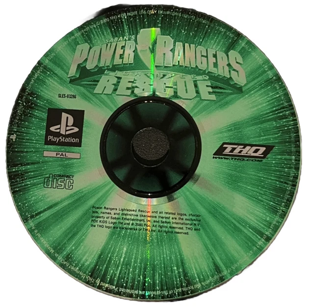 POWER RANGERS: LIGHTSPEED Rescue - PS1 PSX - Playstation 1 - nur CD EUR ...