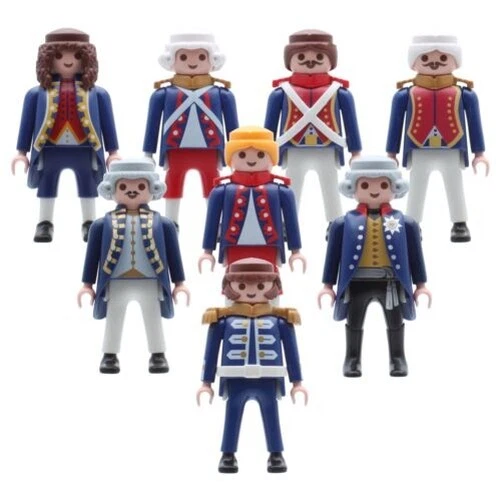 PLAYMOBIL GARDE BLAUROCK Anglais Vs.Français Royale Marine Soldat EUR 4 ...