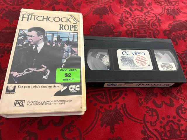 ROPE - ALFRED Hitchcock 1948 Vhs Video $15.00 - PicClick AU