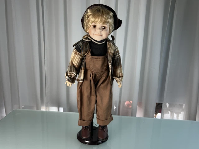 POUPON DE COLLECTION pour Collection, Porcelaine Poupée 55 Cm. État Parfait EUR 31,28 - PicClick FR