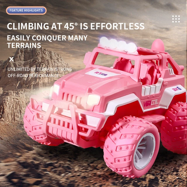 REMOTE CONTROL BARBIE Pink Electric Off-road Remote Control Toy Car ...