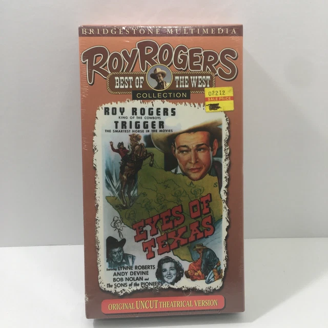 ROY ROGERS BEST The West RARE VHS Eyes of Texas Trigger Cowboy ...