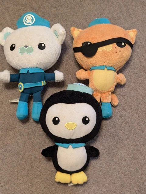 OCTONAUTS PLUSH TOYS - Kwazii, Peso and Cpt Barnacles £10.00 - PicClick UK