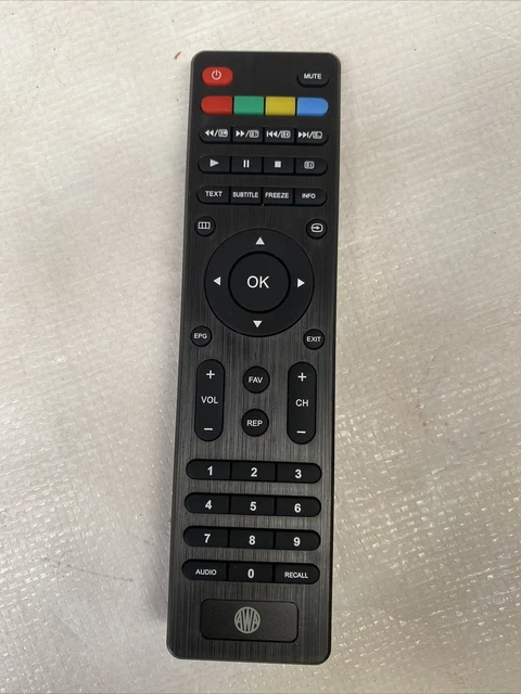 GENUINE ORIGINAL AWA REMOTE CONTROL 591857 suits AWA TV3245D7, TV3245 ...
